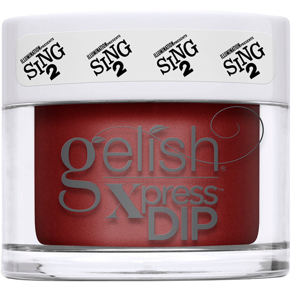 Gelish Xpress Dip - Sing 2 Collection - Red Shore City Rouge 1.5 oz ...