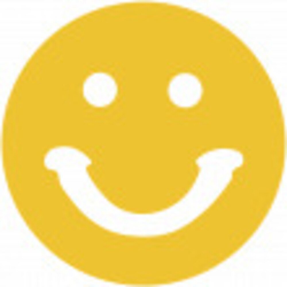 Tanning Body Stickers - Smiley Face 1000 per Roll (M93129 - 92057)