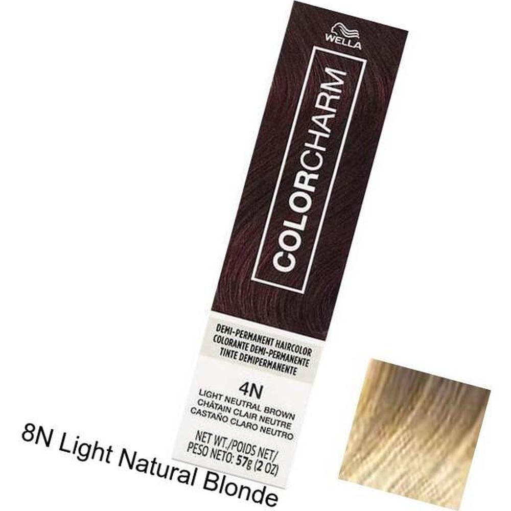 Wella Color Charm Demi-Permanent Haircolor - 8N (80) Light Natural ...