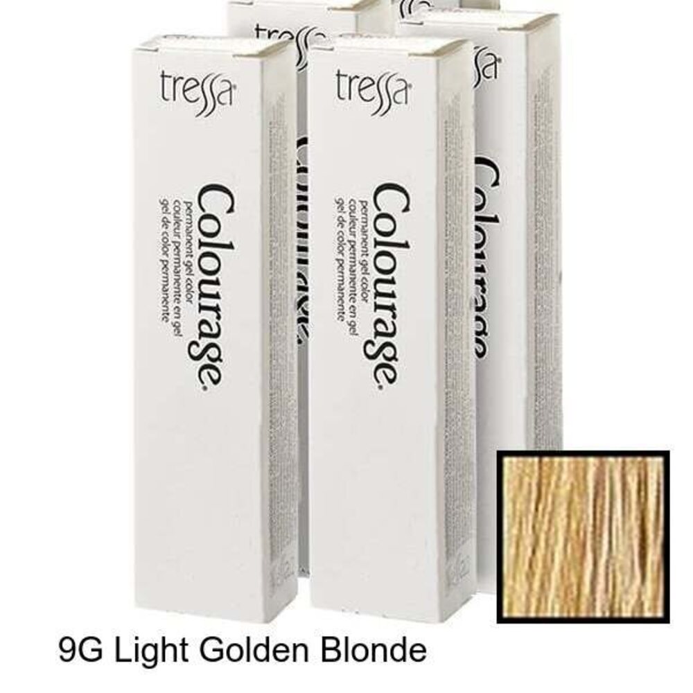 Tressa Colourage Permanent Gel Color - 9G Light Golden Blonde 2 oz. (63030)