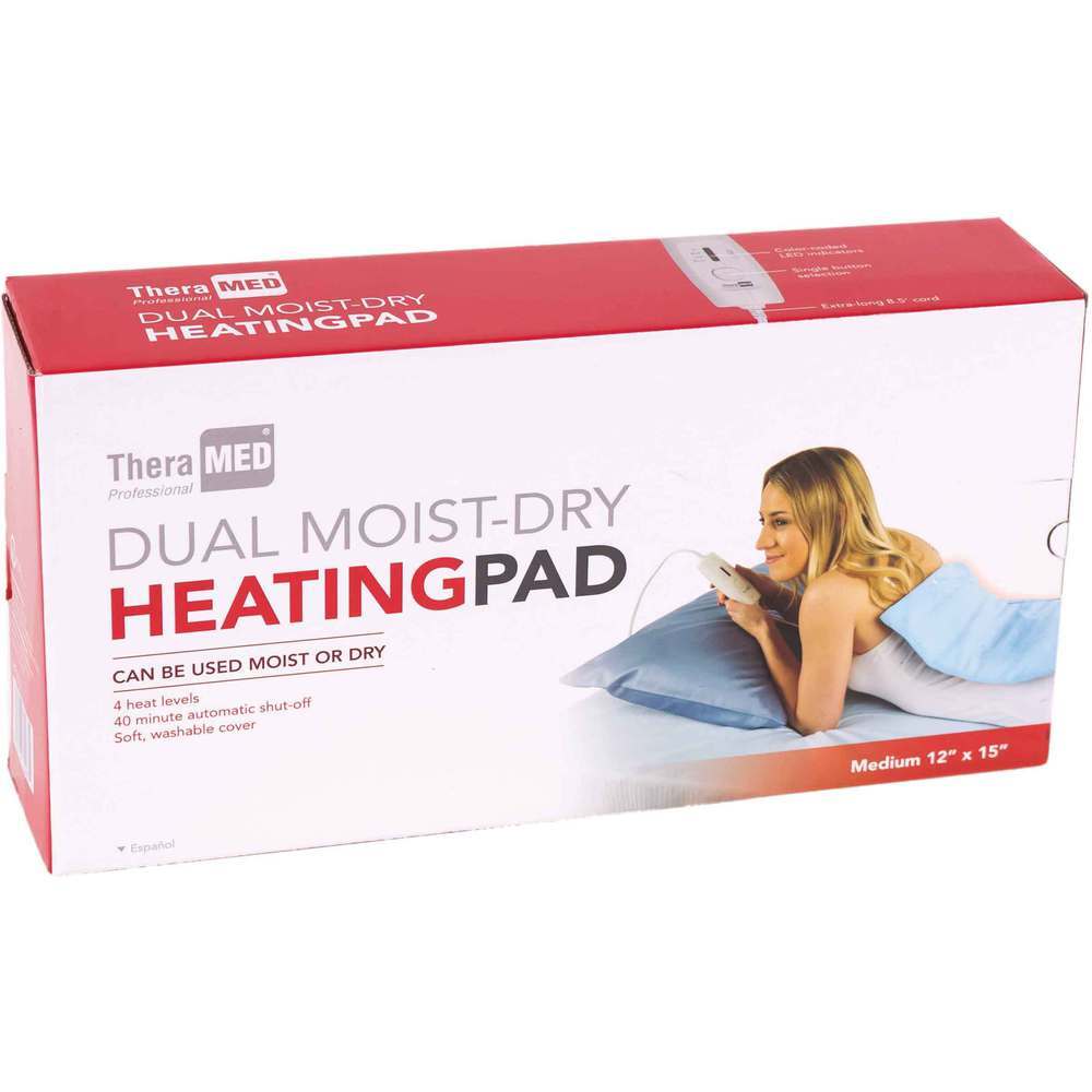 Thera-Med Professional Dual MoistDry Heating Pad Medium - 12" x 15 ...